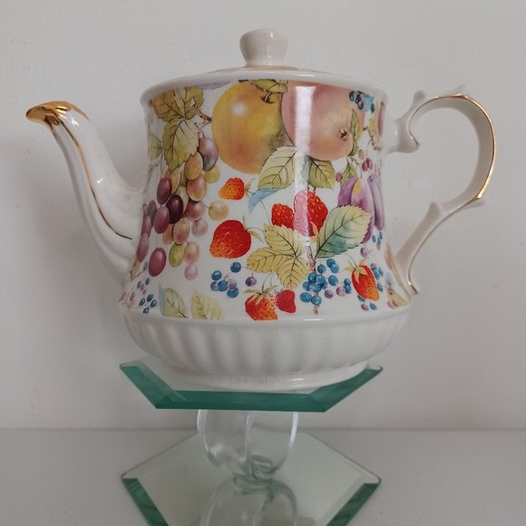 Dining | Vintage Windsor Made In England Porcelain Teapot 7 Fruit ...